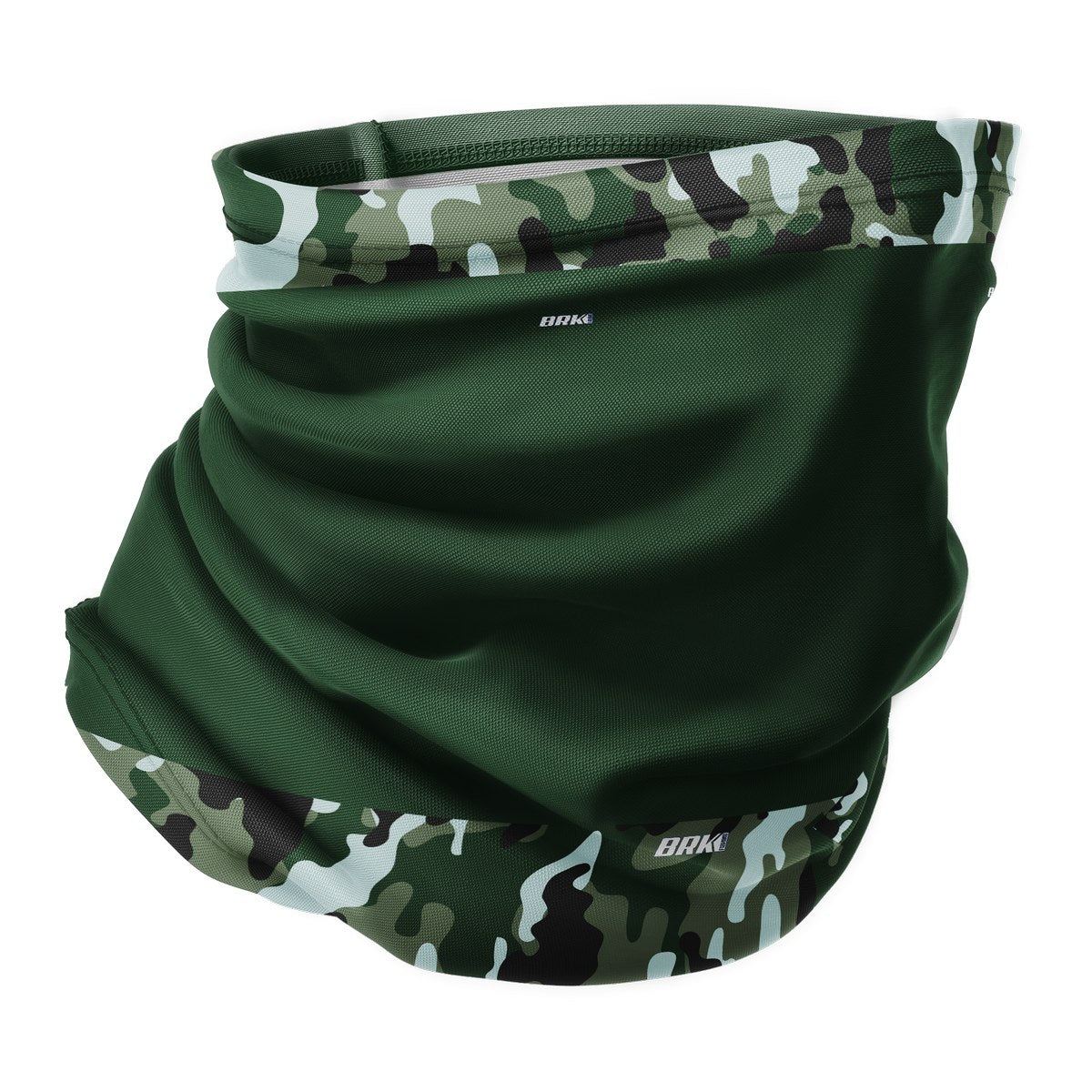 Bandana Tubeneck Brk Camuflada Verde Escuro com Proteção UV50+